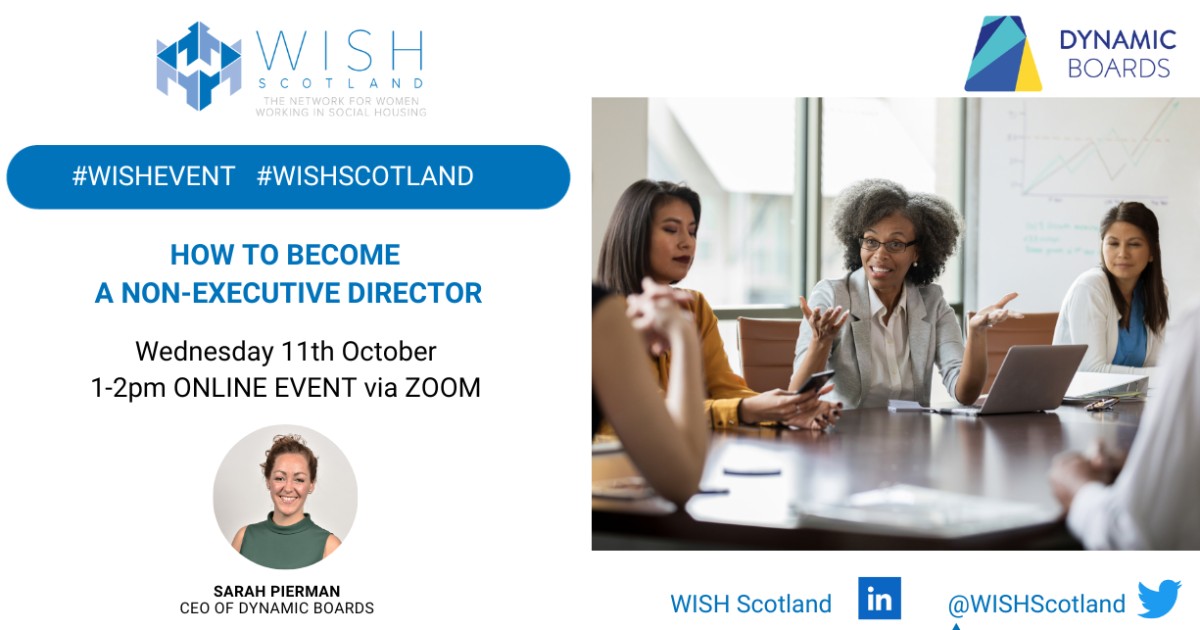 WISH Scotland: How to become a Non-Executive Director