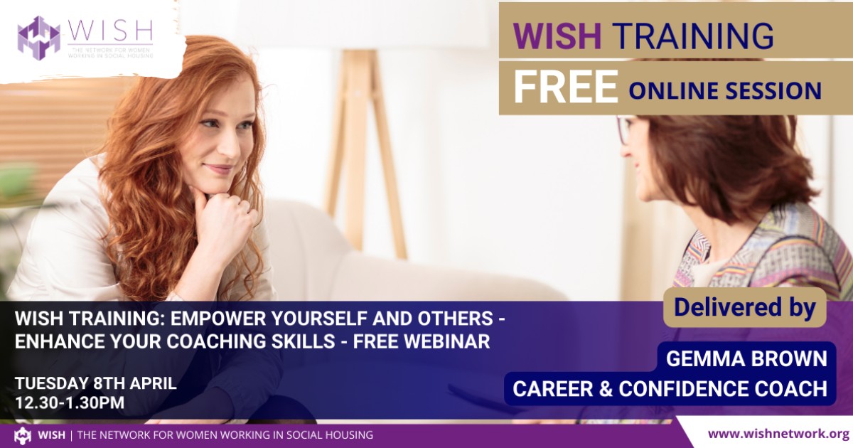 WISH Training: Empower yourself and others - enhance your coaching skills