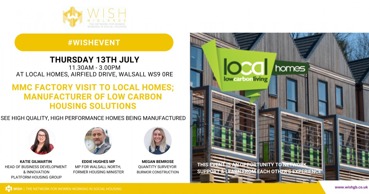 WISH Midlands: MMC Factory Visit to LoCal Homes