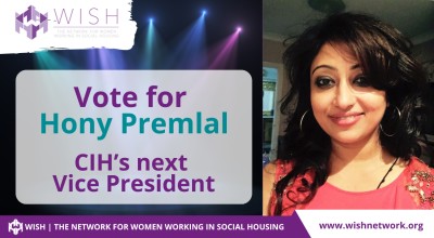 WISH London Chair, Hony Premlal, is running for CIH Vice Presidency